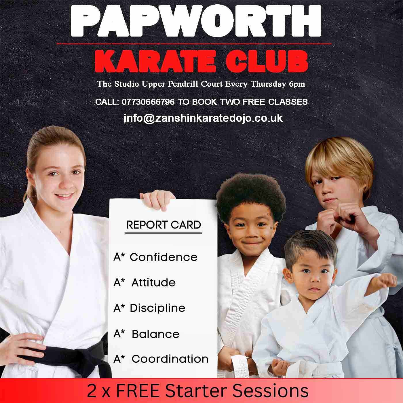 Kids Karate Classes In Papworth - zanshinkaratedojo.co.uk